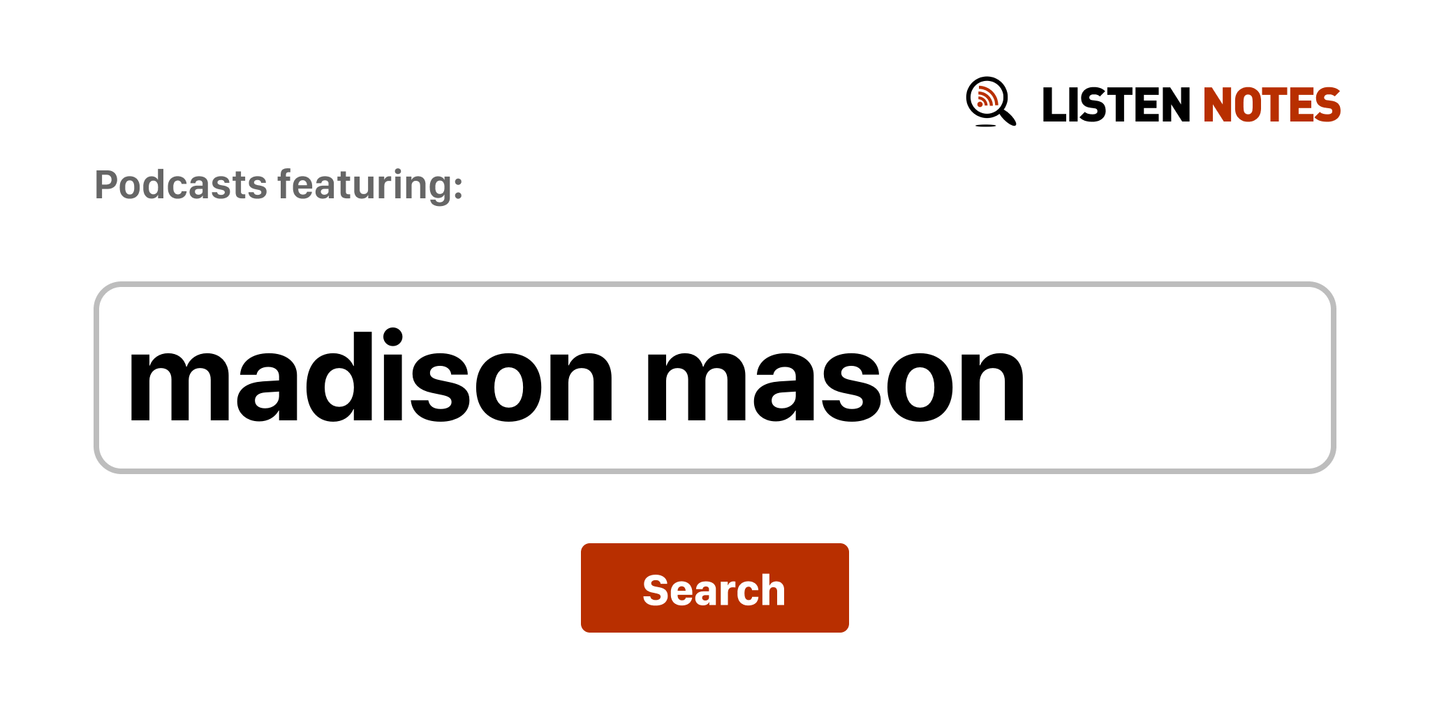 Madison Mason - Episódios de podcast principais