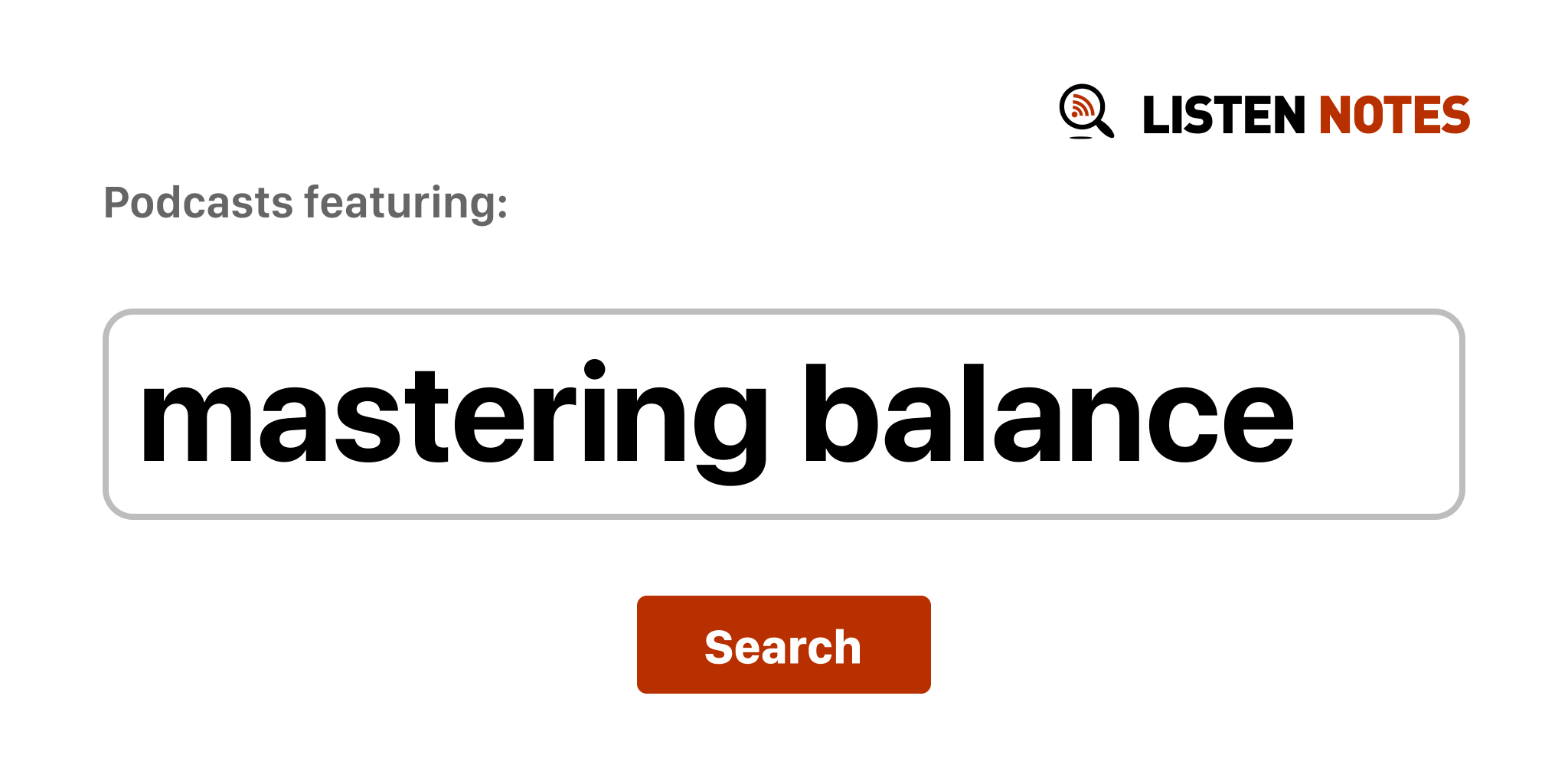Mastering Balance - Top-Podcast-Folgen