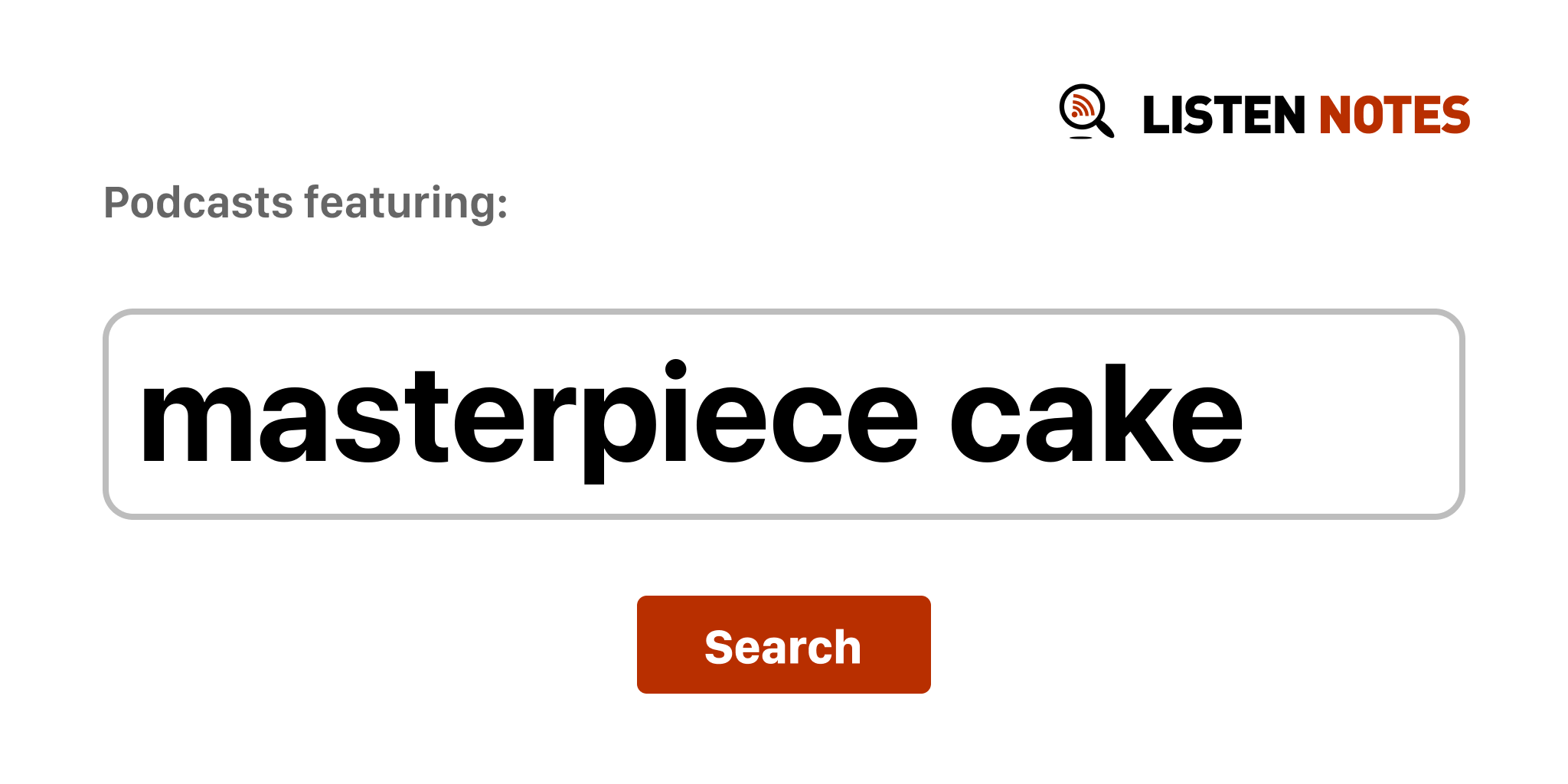 Masterpiece Cake - Top podcast episodes