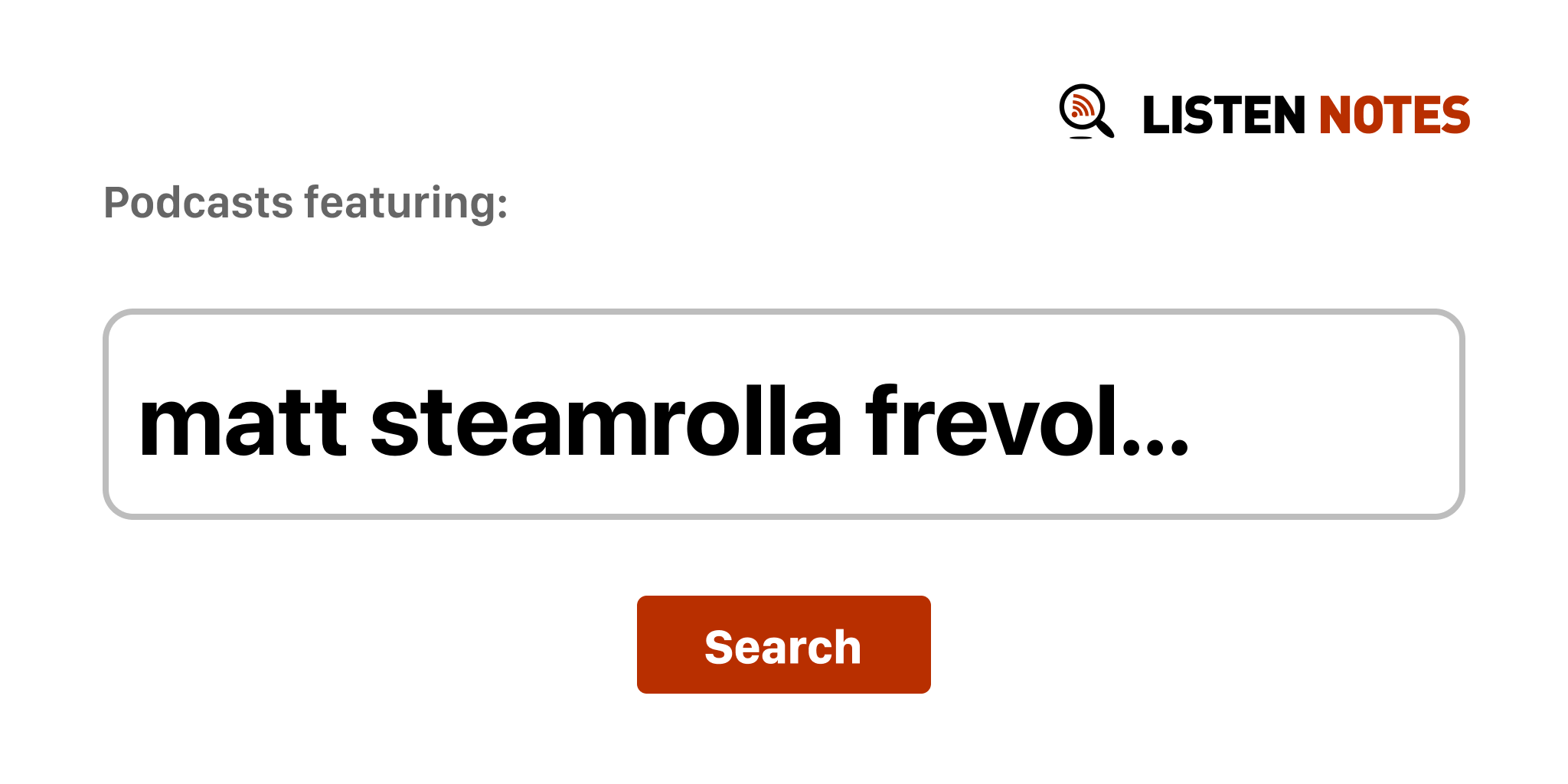 Matt Steamrolla Frevola - 最佳 podcast 單集