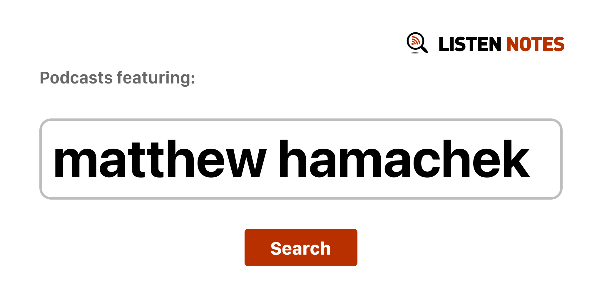 Matthew Hamachek - Meilleurs épisodes de podcast