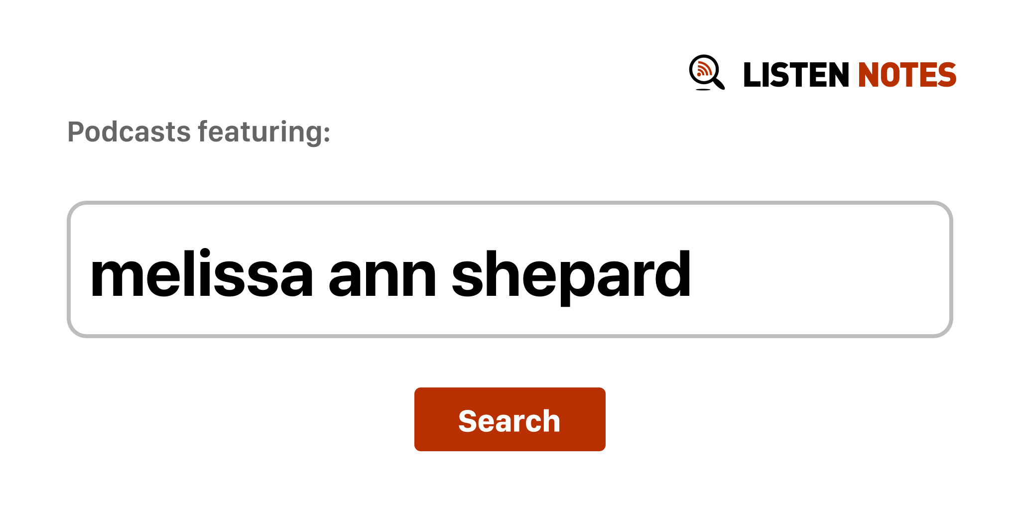 Melissa Ann Shepard - Top-podcastafleveringen