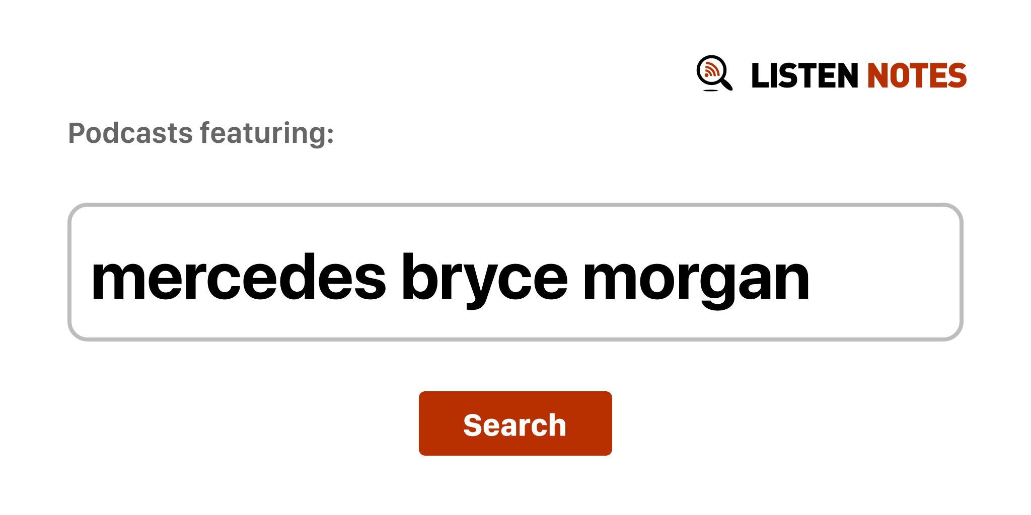 Mercedes Bryce Morgan - I migliori episodi di podcast