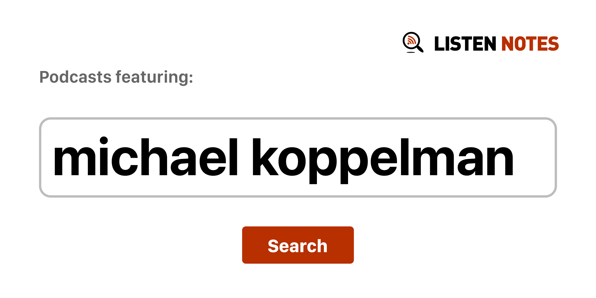 Michael Koppelman - 最佳 podcast 單集