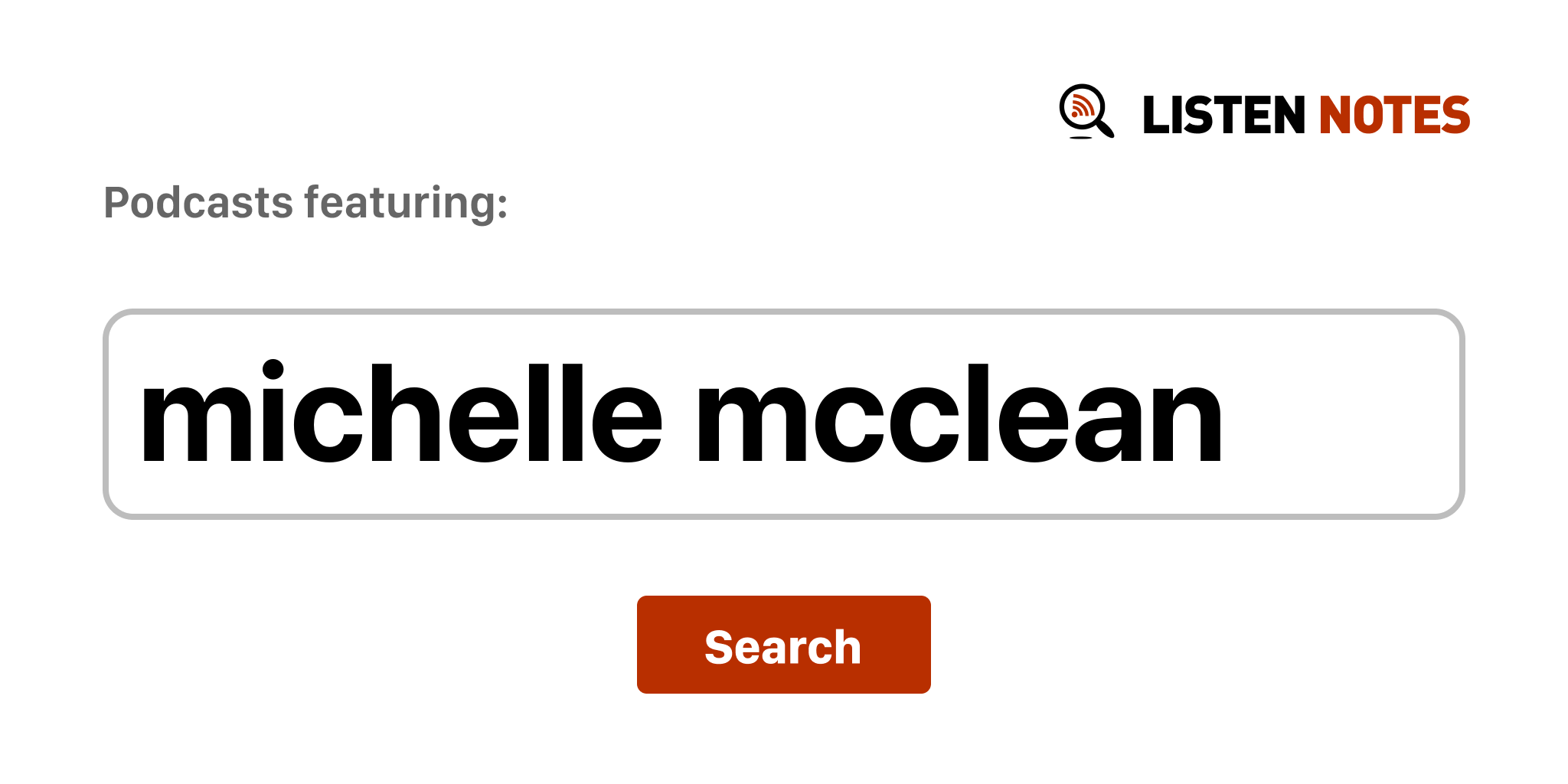 Michelle Mcclean - Episódios de podcast principais