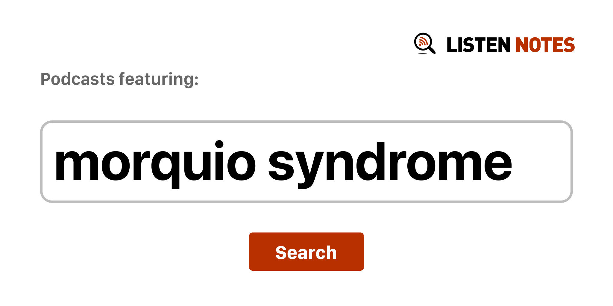Morquio Syndrome - Top podcast episodes
