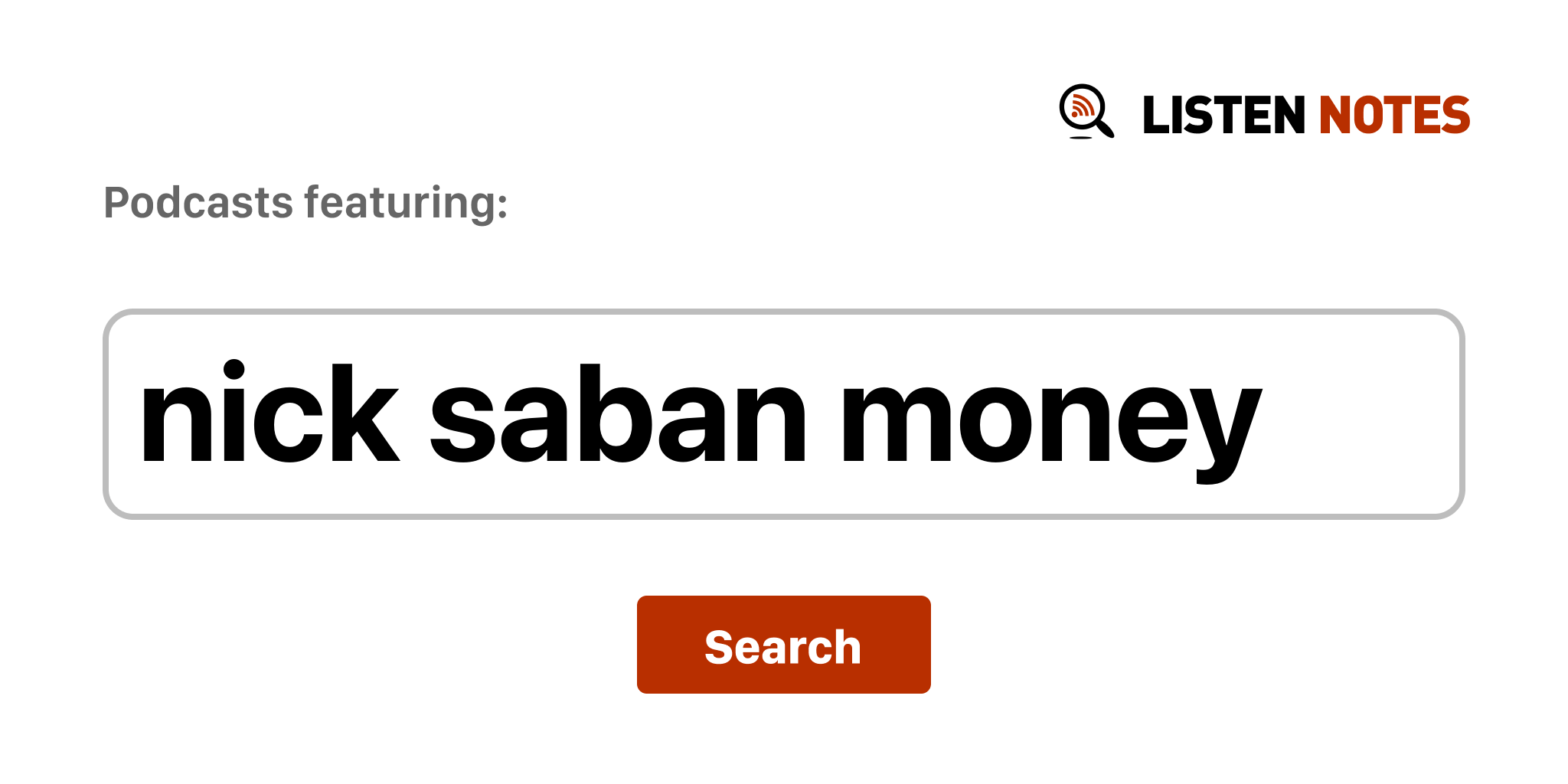 Nick Saban Money - פרקי פודקאסט מובילים