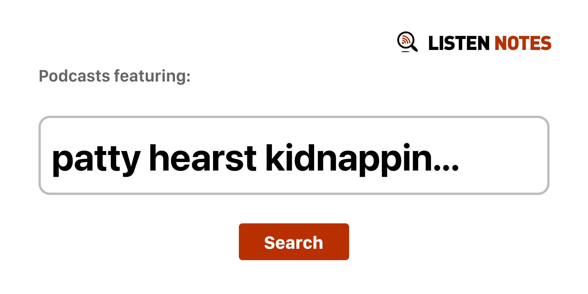 Patty Hearst Kidnapping - 最佳 podcast 單集