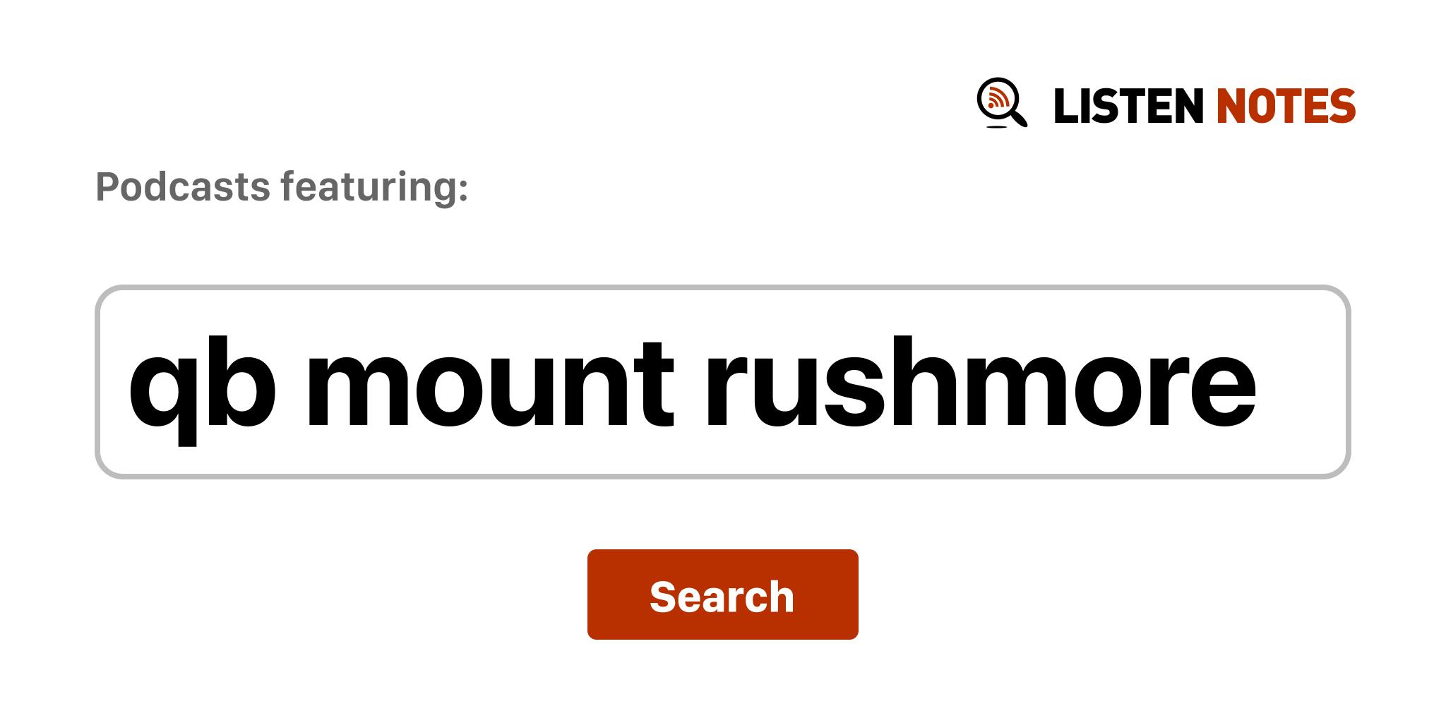 Qb Mount Rushmore - Top podcast episodes