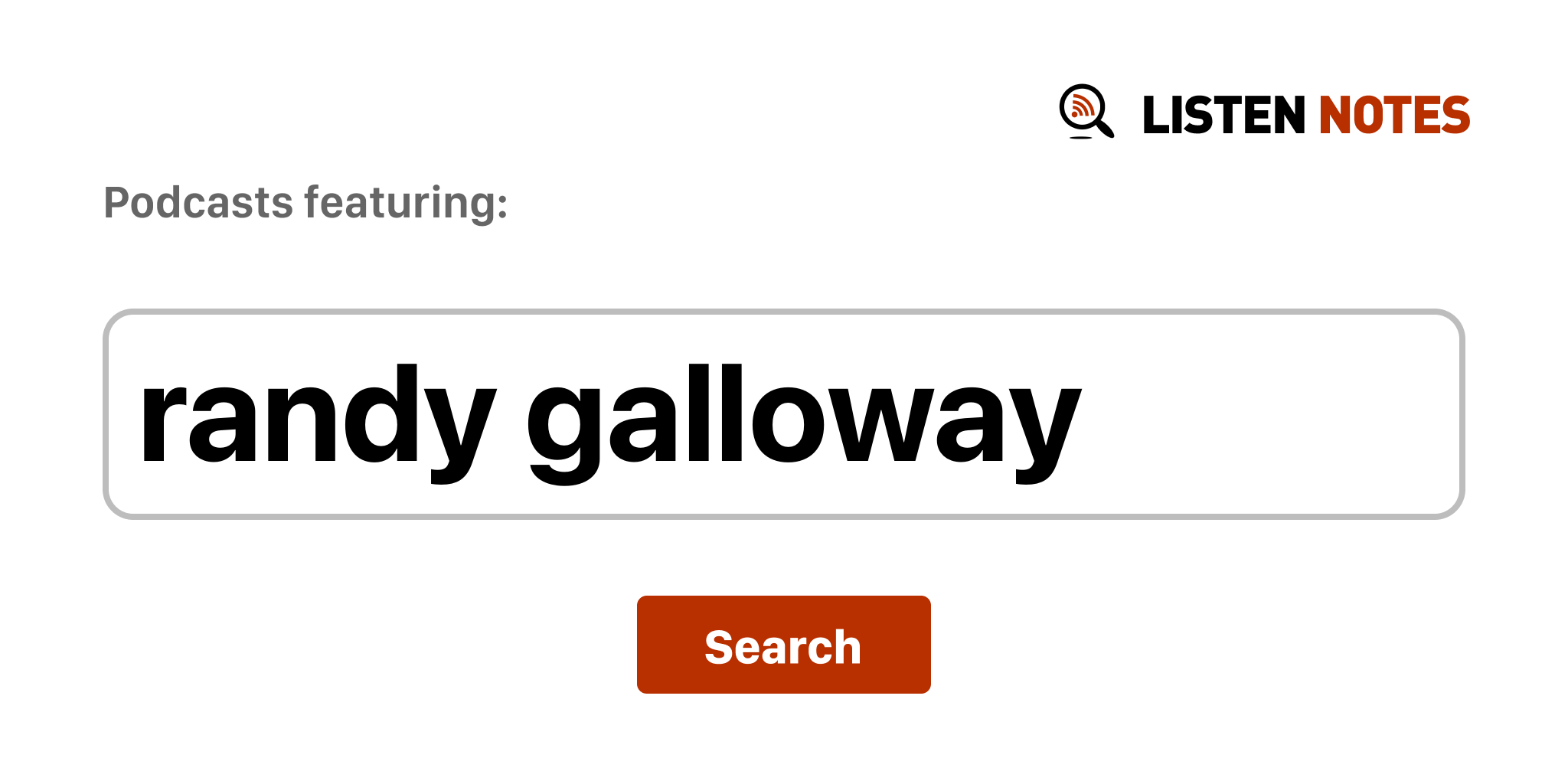 Randy Galloway - Top podcast episodes