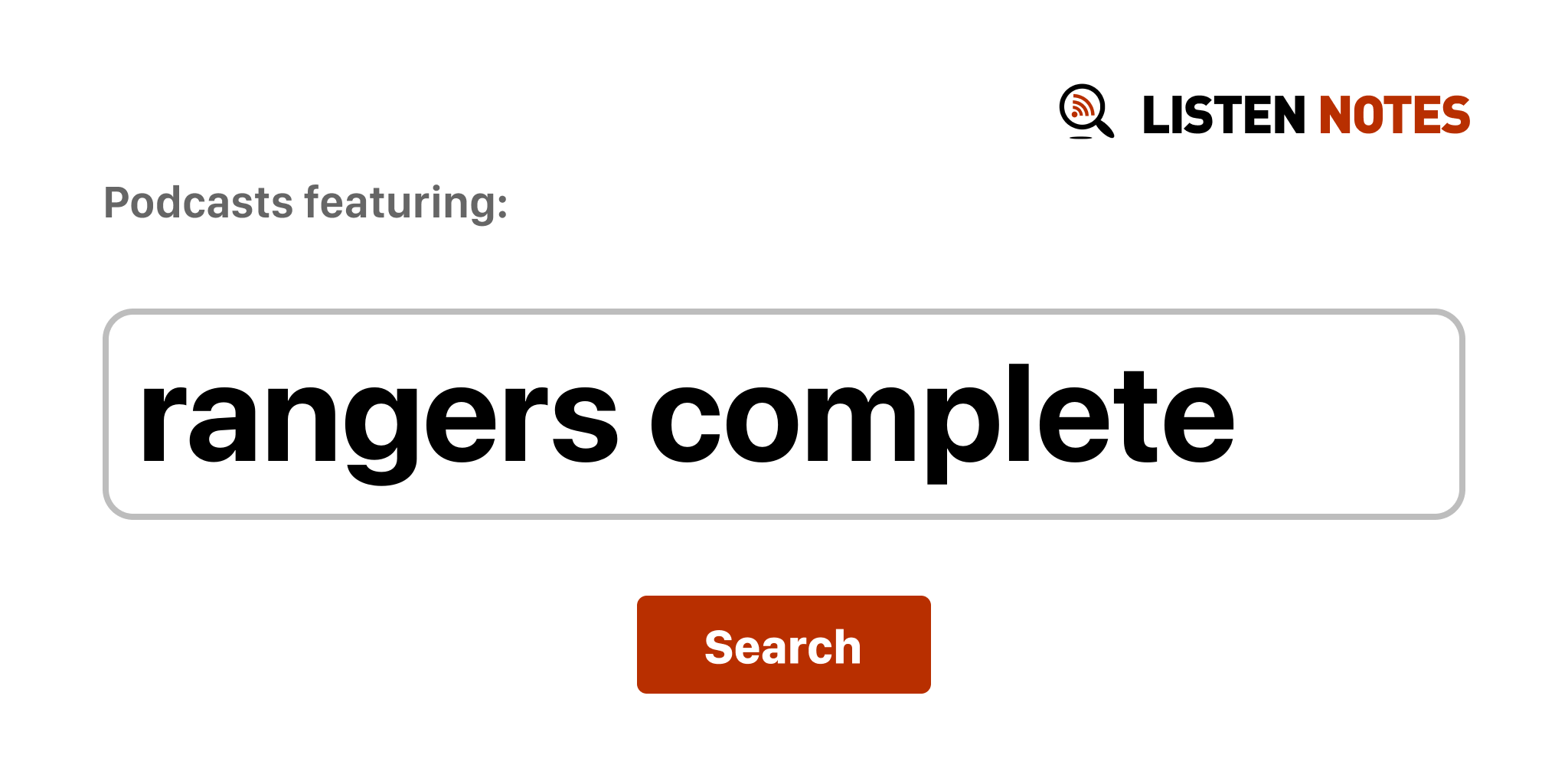 Rangers Complete - Top podcast episodes