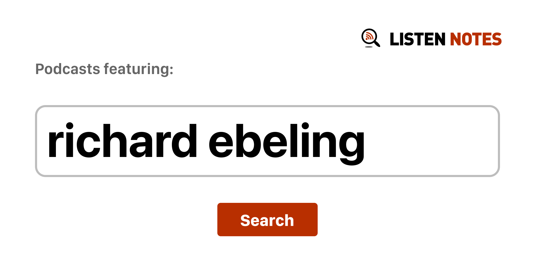Richard Ebeling - Top podcast episodes