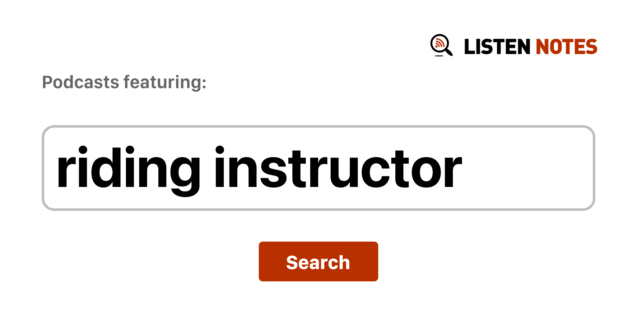 Riding Instructor - Top podcast episodes