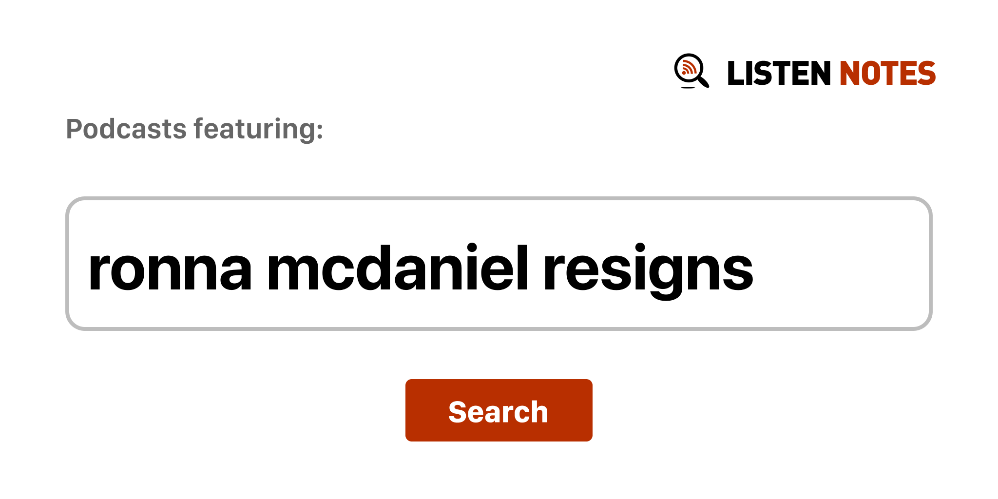 Ronna Mcdaniel Resigns - Meilleurs épisodes de podcast