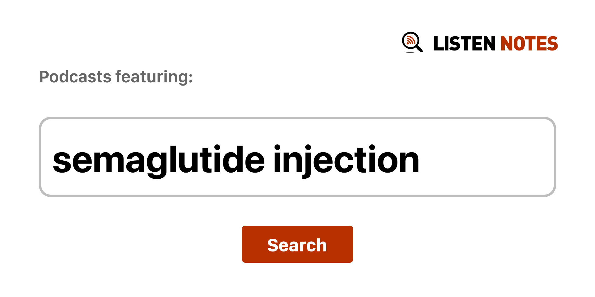 Semaglutide Injection - Principales episodios de podcast