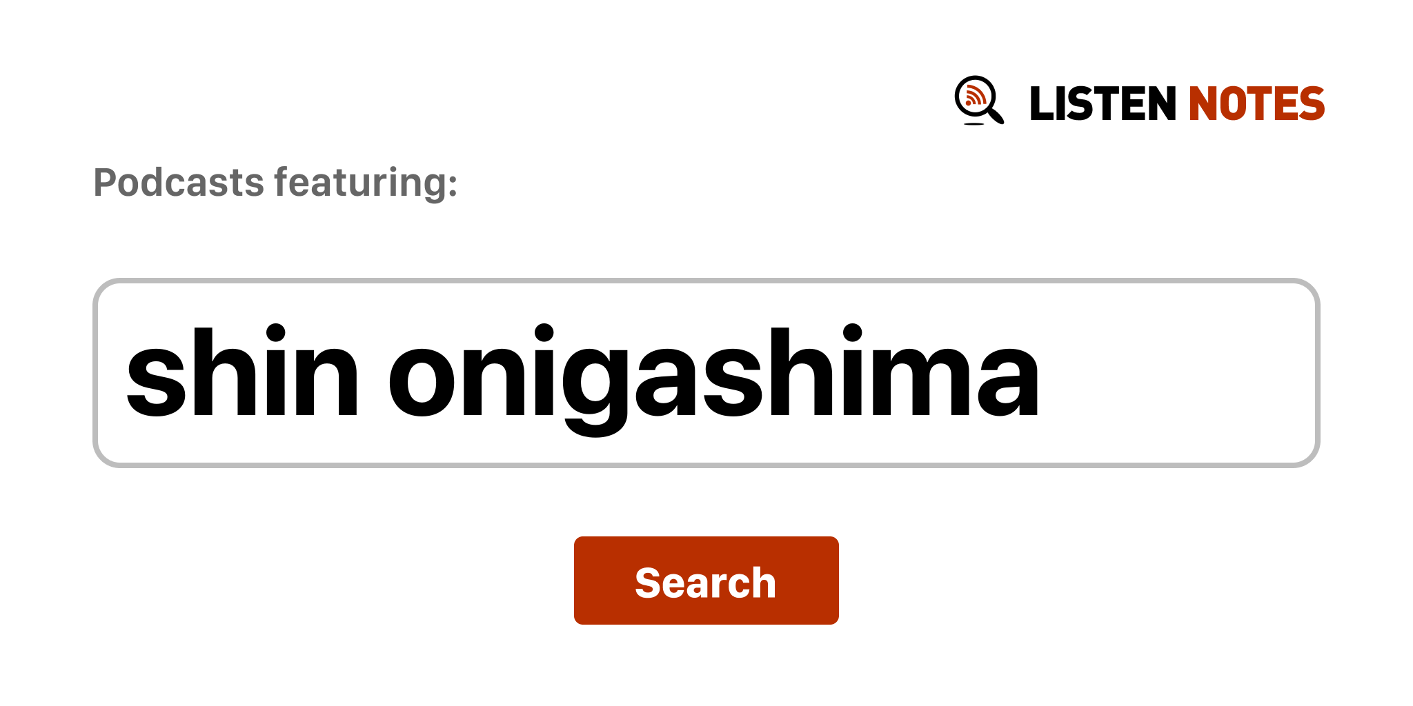 Shin Onigashima - Top podcast episodes