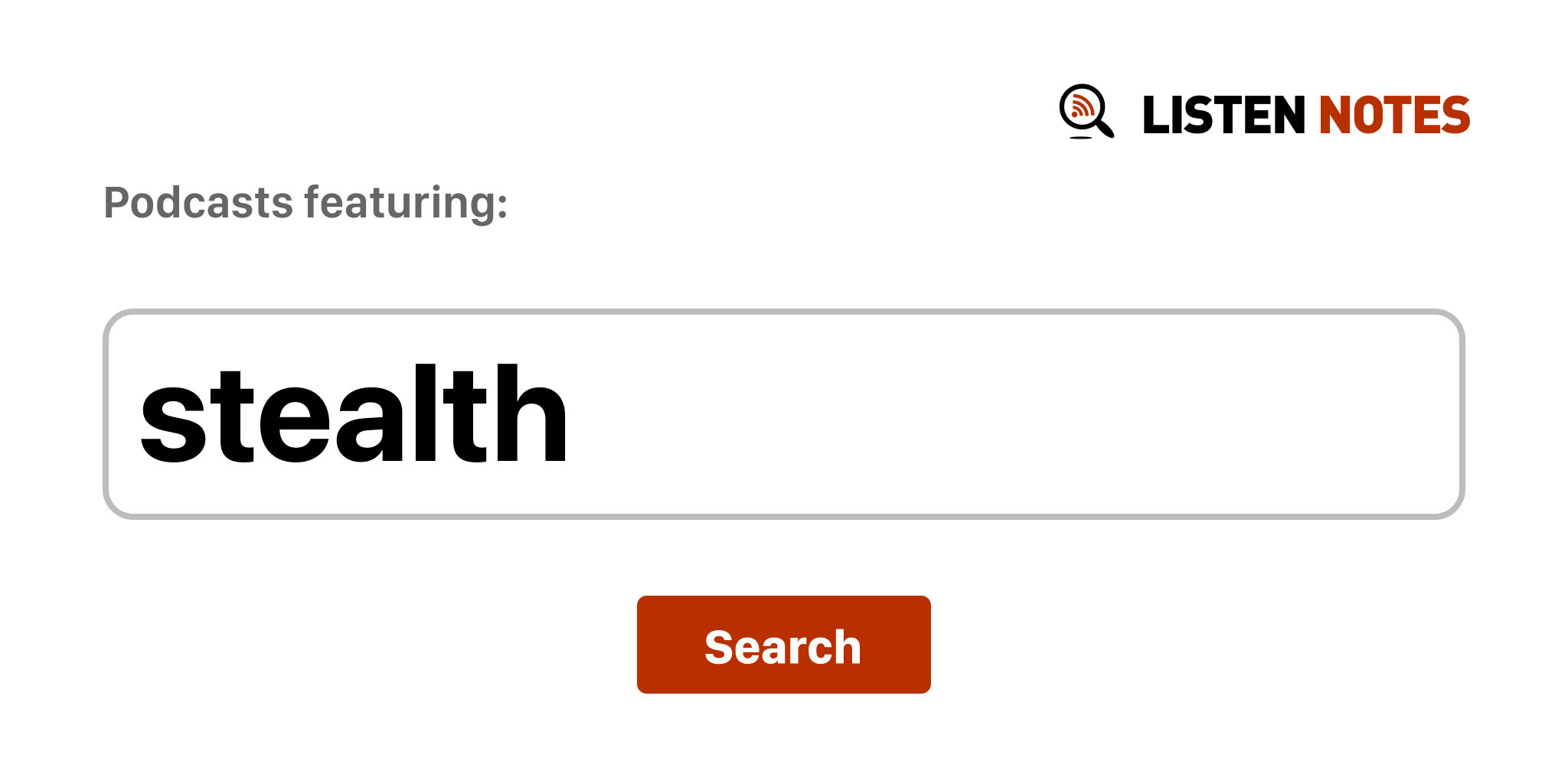 Stealth - I migliori episodi di podcast