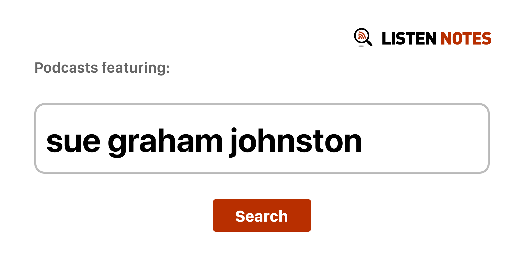 Sue Graham Johnston - Top podcast episodes