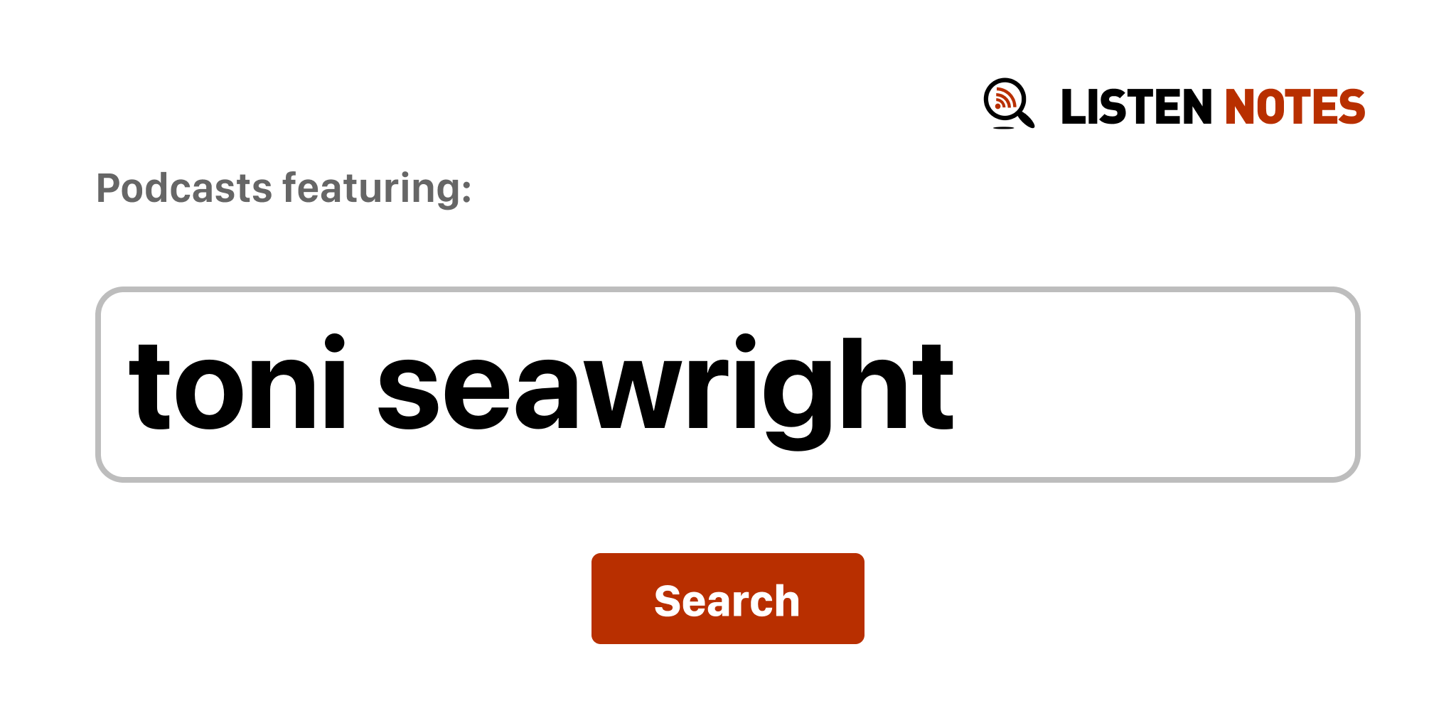 Toni Seawright - Principales episodios de podcast