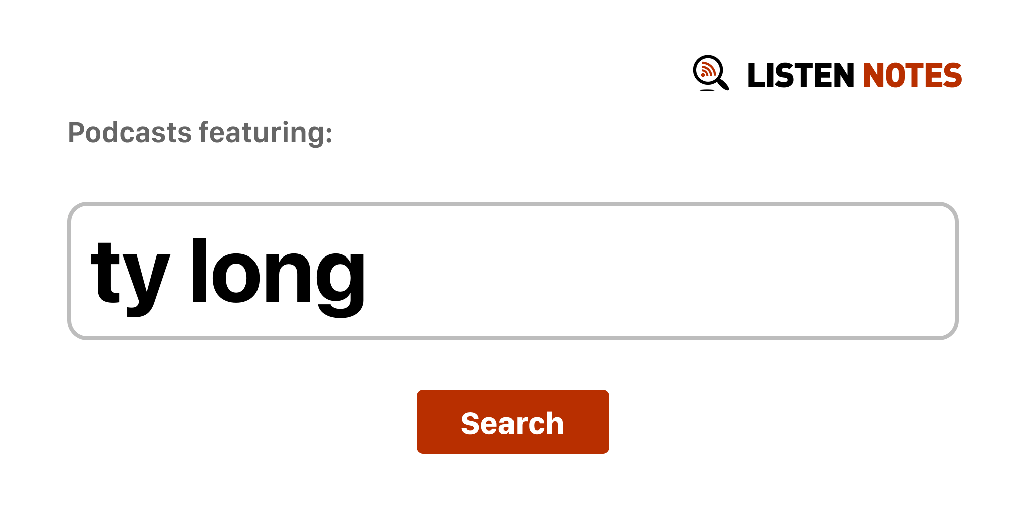 Ty Long - I migliori episodi di podcast