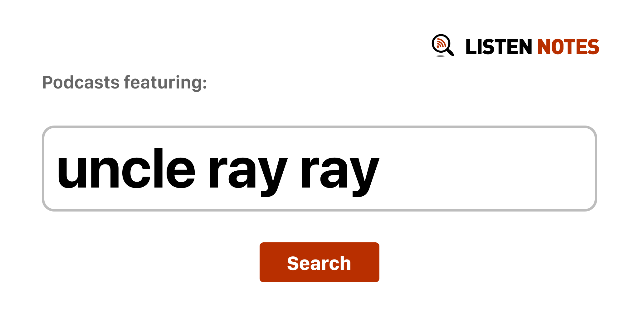 Uncle Ray Ray - Top podcast episodes