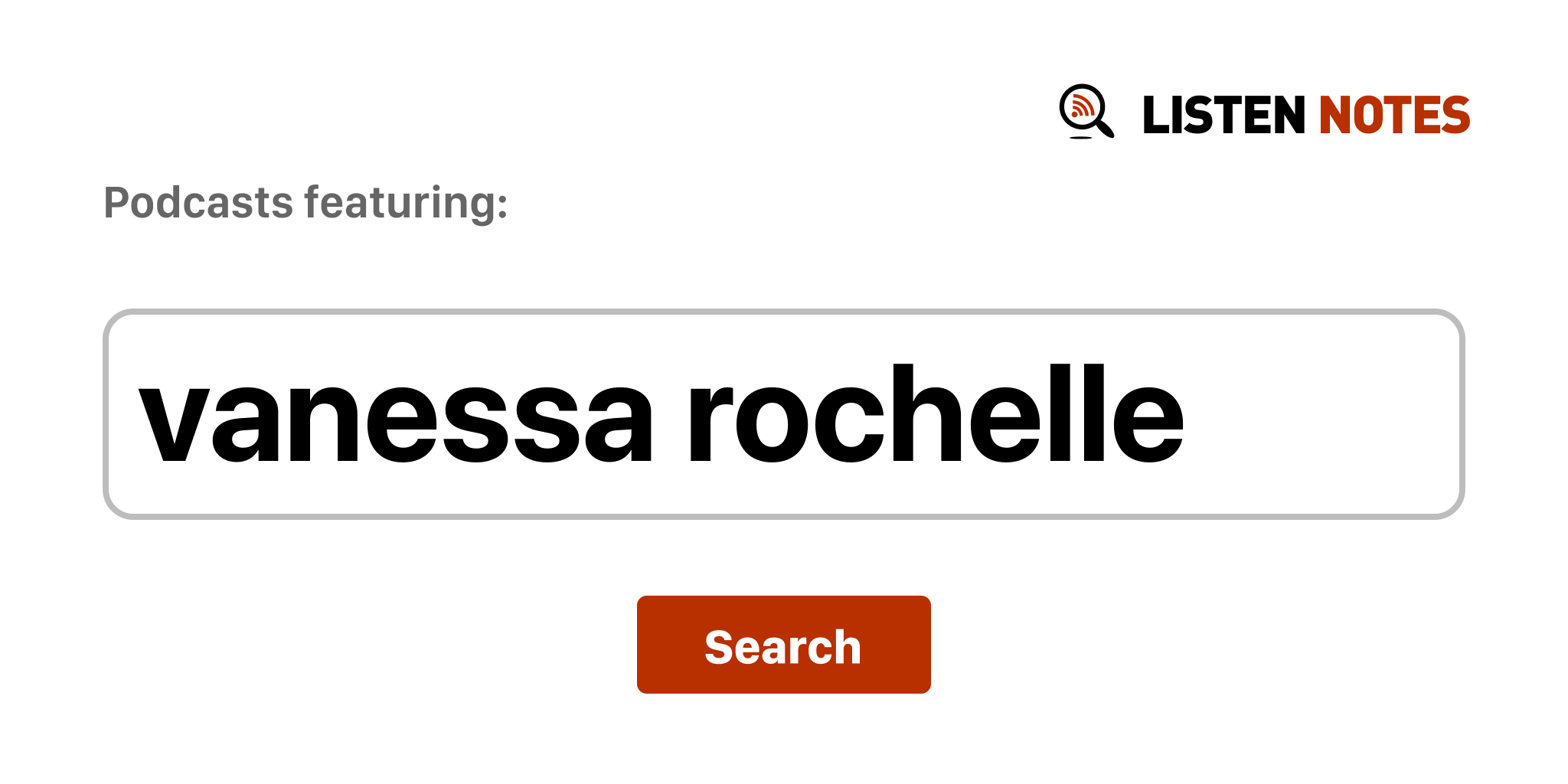 Vanessa Rochelle - Top podcast episodes