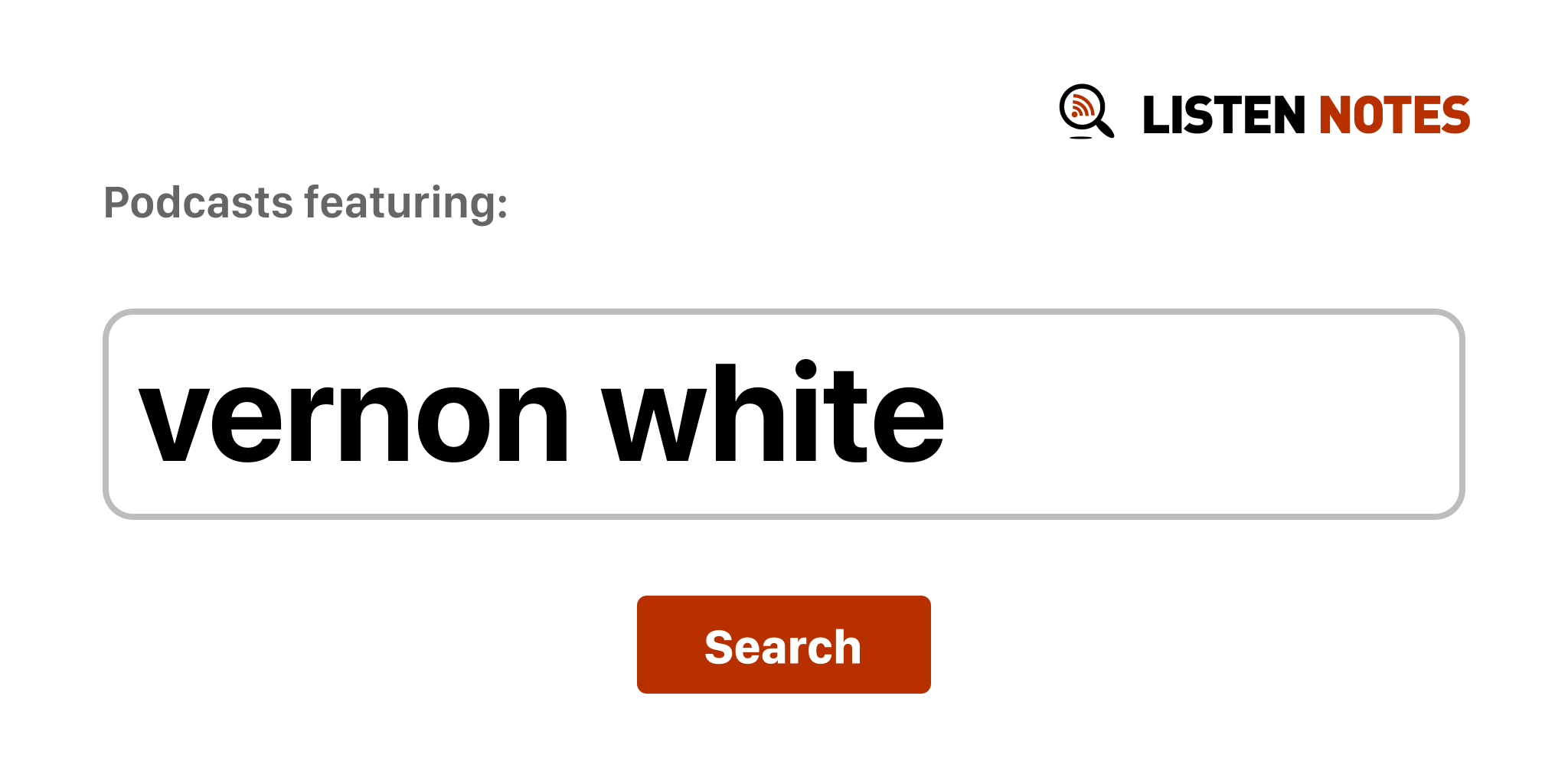 Vernon White - Principales episodios de podcast